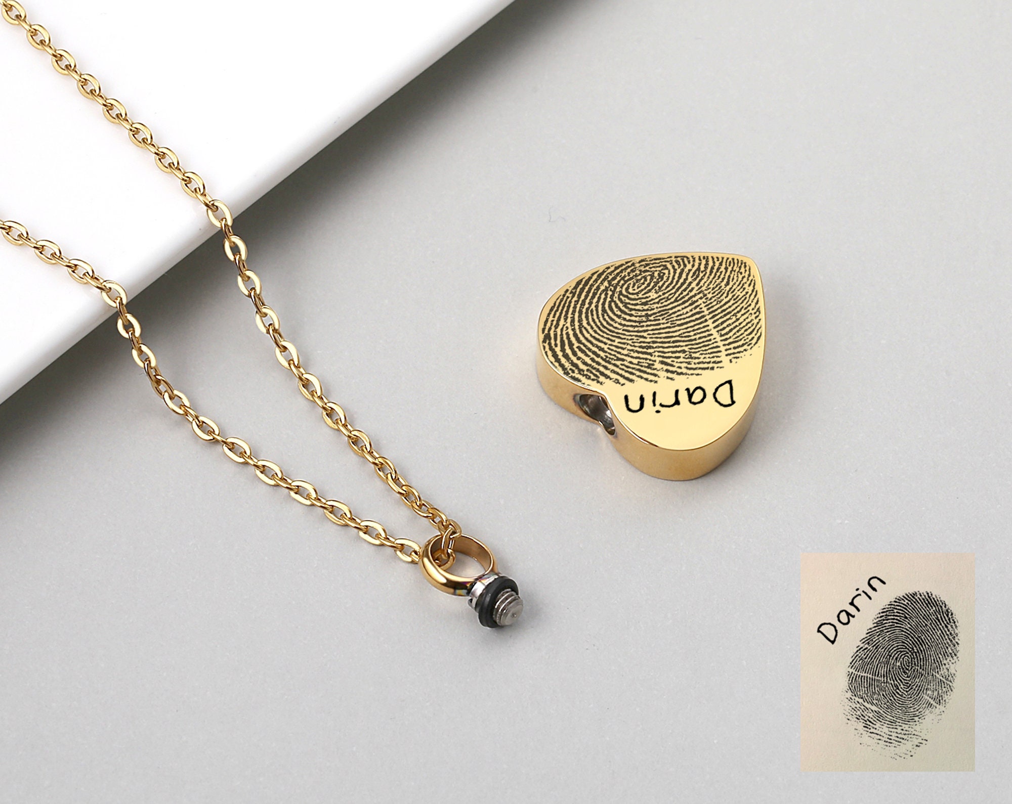 Personalized Cremation Urn Jewelry for Human Ashes | Etsy