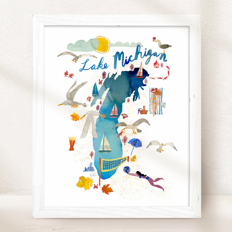 Lake Michigan Wall Art - Etsy