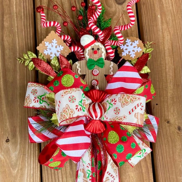 Candy Cane Tree Topper - Etsy