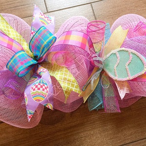 Spring Garland, Easter Garland, Deco Mesh Garland, Spring Fireplace ...
