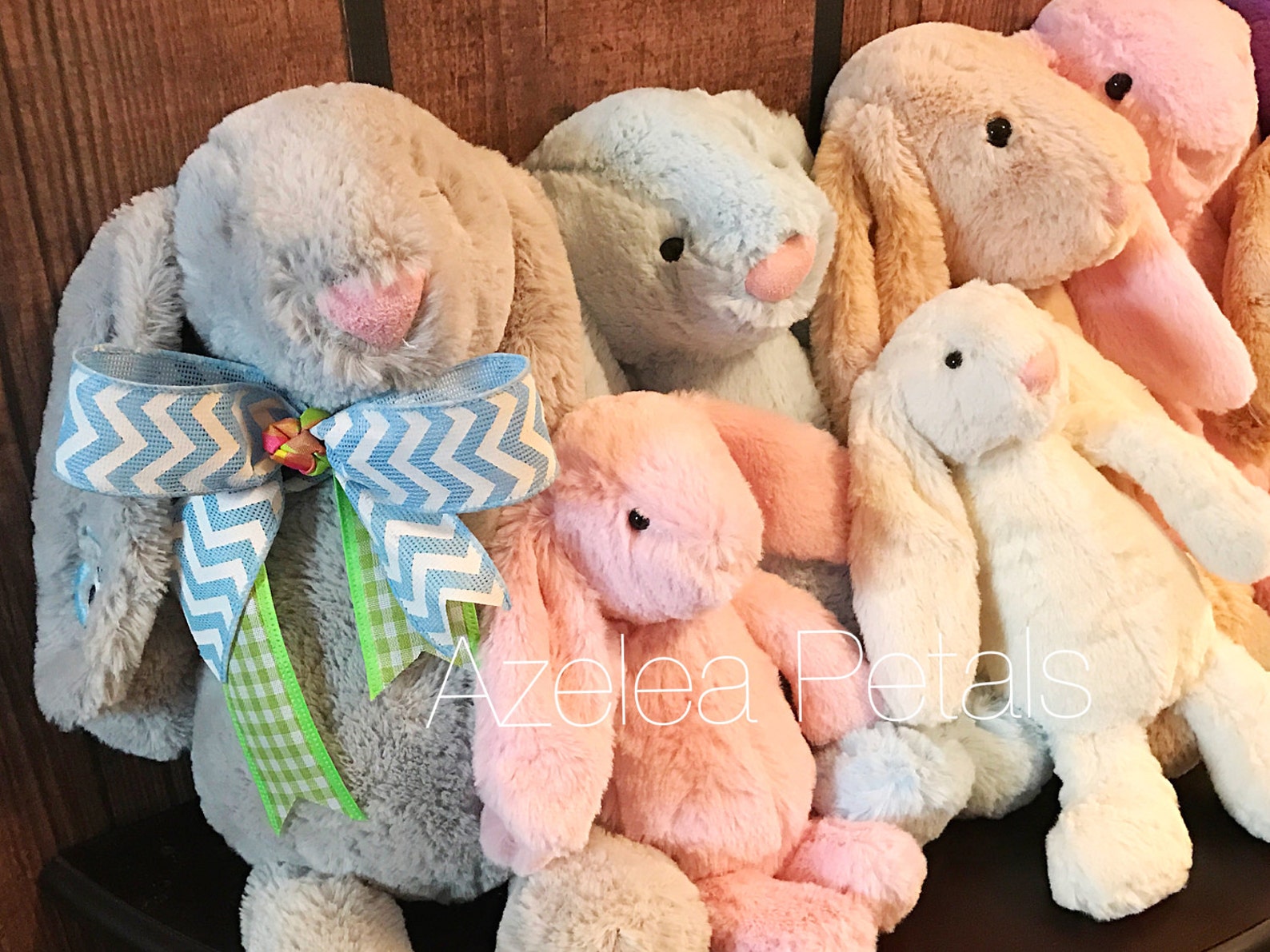 Monogrammed Easter Bunnies, Personalized Stuffed Easter Bunny ...