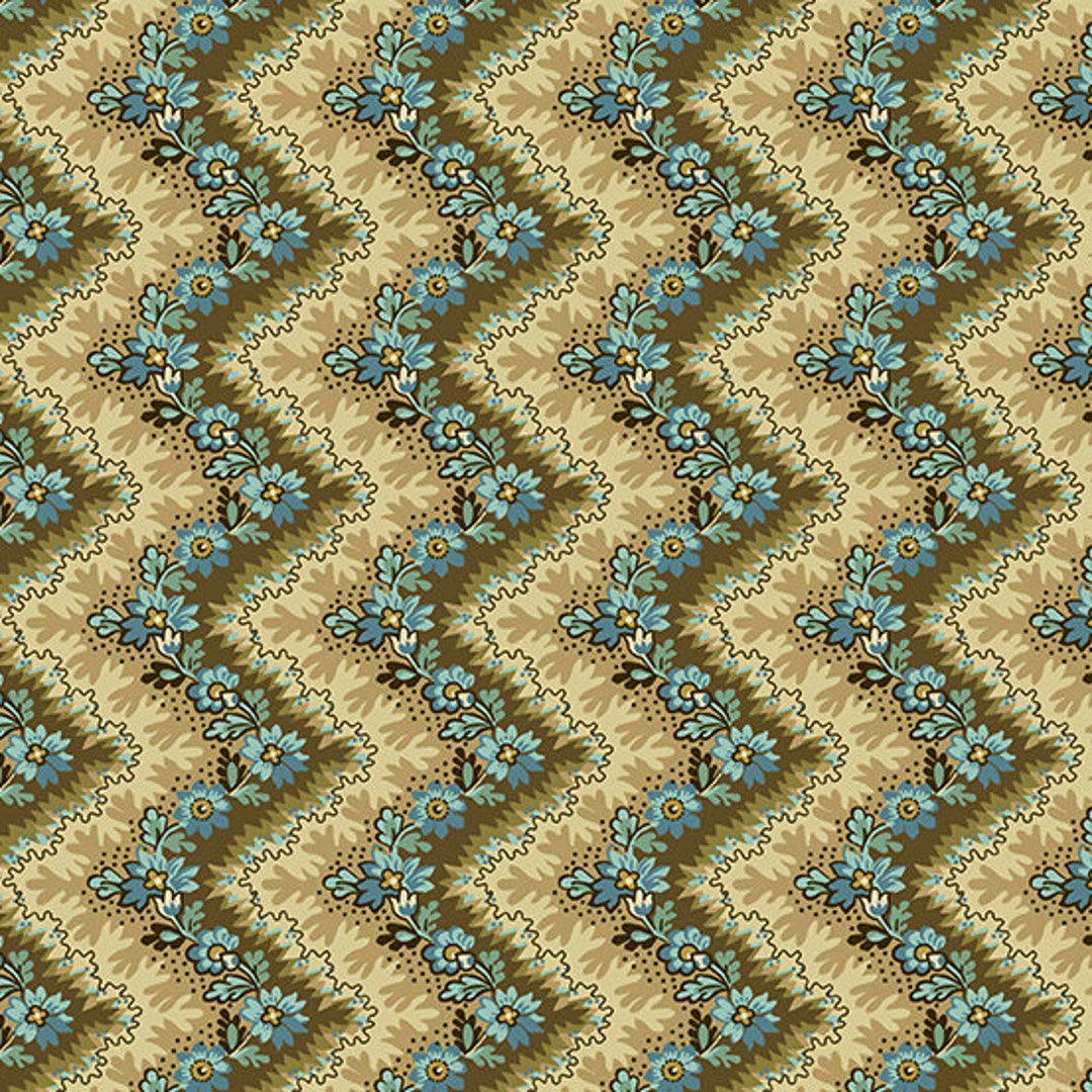 Rose Stripe in Peacock From the Rochester Collection by Di Ford-hall ...
