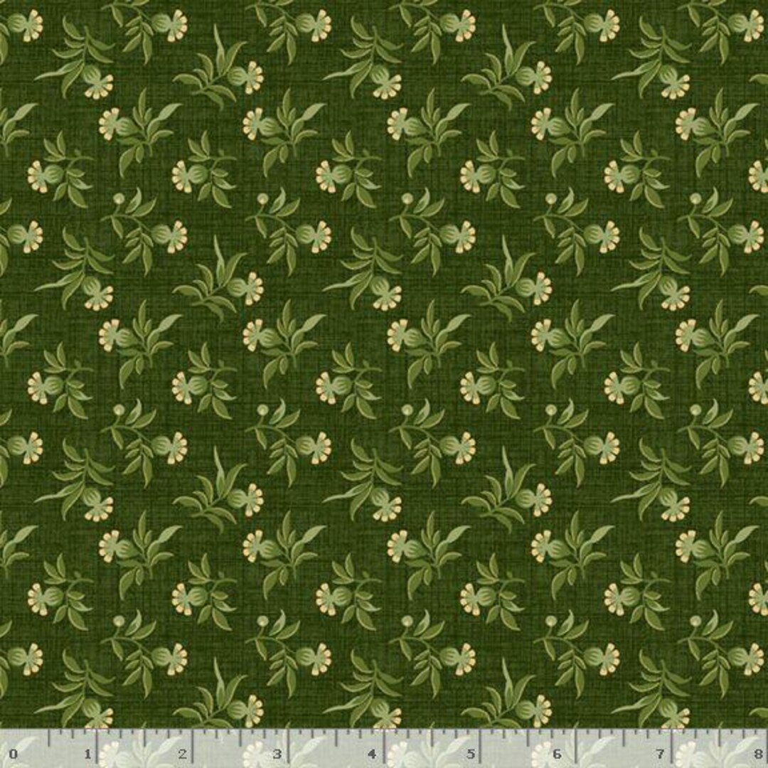 Green Floral From the New Dawn Collection by Margie Hockman for Marcus ...