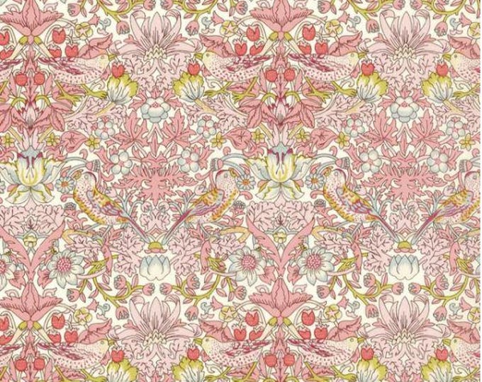 Strawberry Thief Spring Tana Lawn™ Cotton by Liberty of London in Pink ...