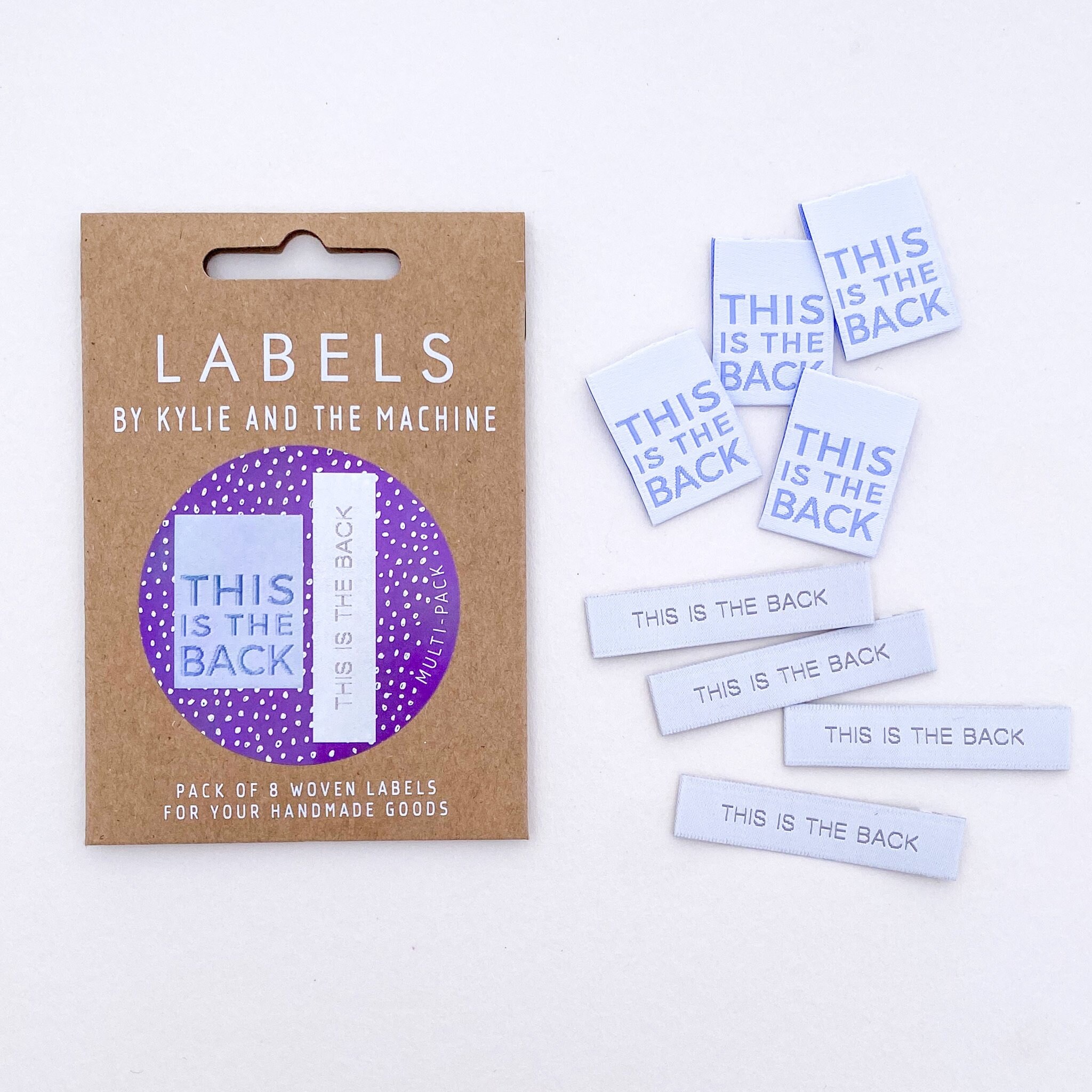 THIS IS the BACK Woven Sewing Labels by Kylie and the Machine - Etsy