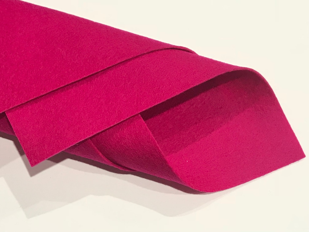 1mm Fuchsia Merino Wool Felt A4 Sheet - No. 8 - Etsy