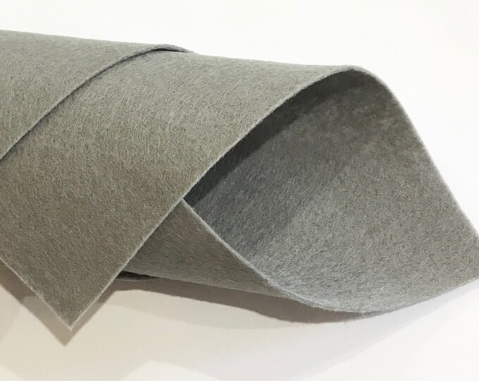 1mm Grey Merino Wool Felt 8 X 11 Sheet No. 38 Pure | Etsy