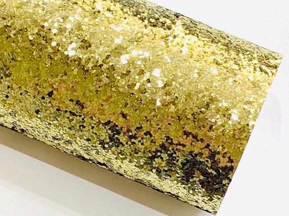 Gold Glitter Fabric Sheet 0.7mm Thick Christmas Gold Glitter A4 Sheets ...