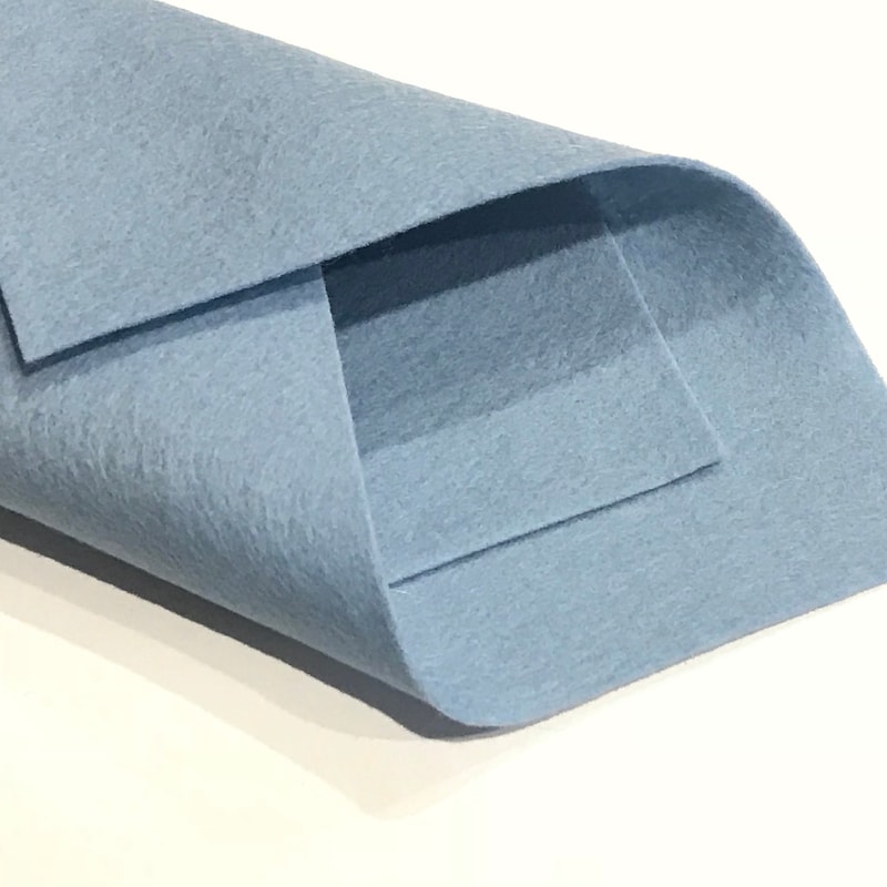 Light Grey Wool Felt - Etsy