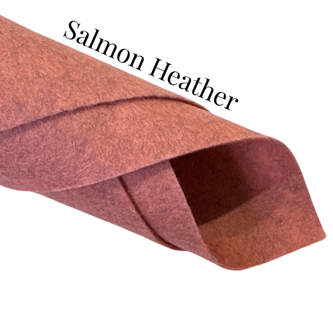 1mm Merino Wool Felt - Heather Salmon G1-018 - Etsy Australia