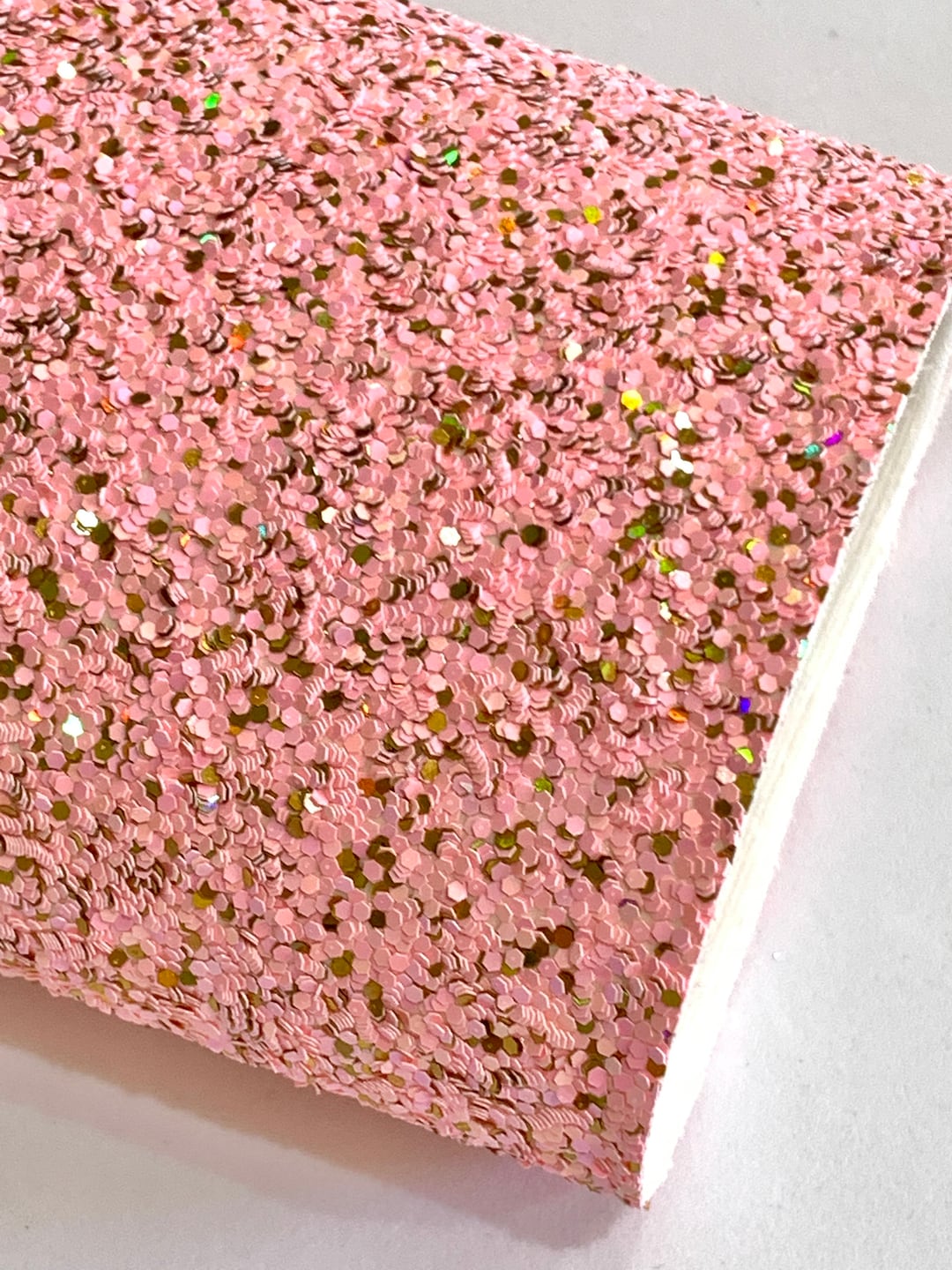 Pink und Gold gemischter grobstrick Glitzer Stoff - Etsy.de