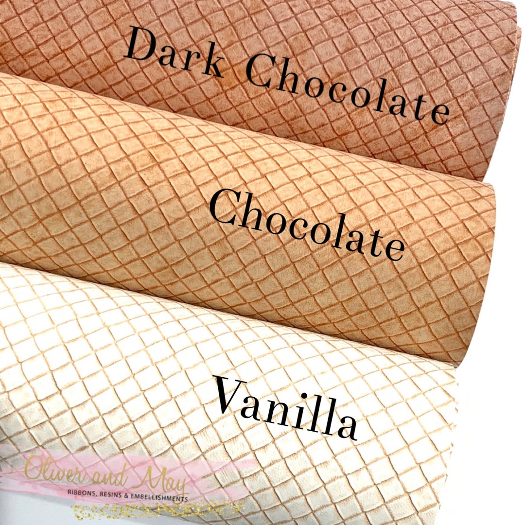 Waffle Embossed Faux Leatherette - Etsy