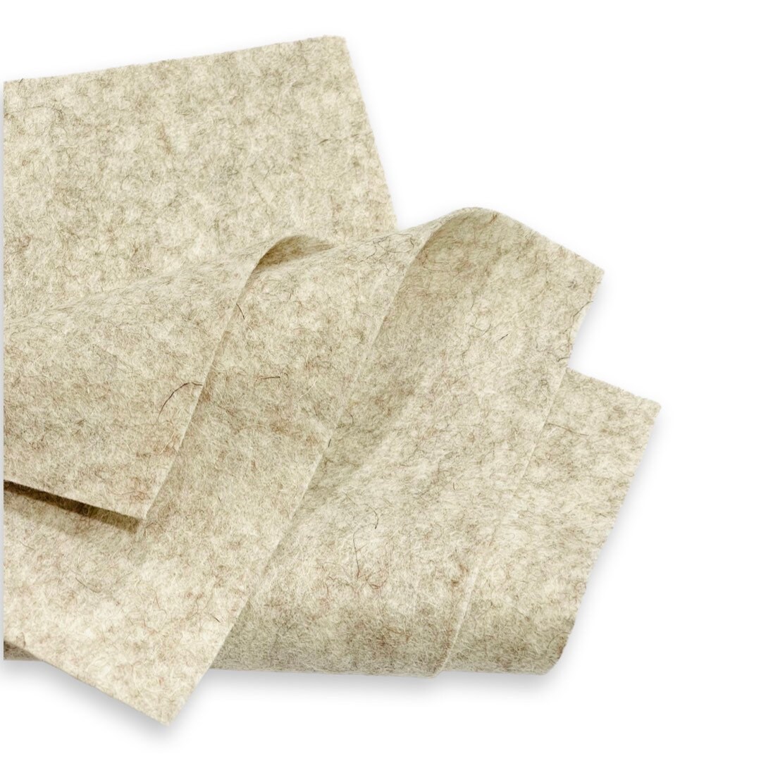 1mm Merino Wool Felt - Heather Beige - Etsy