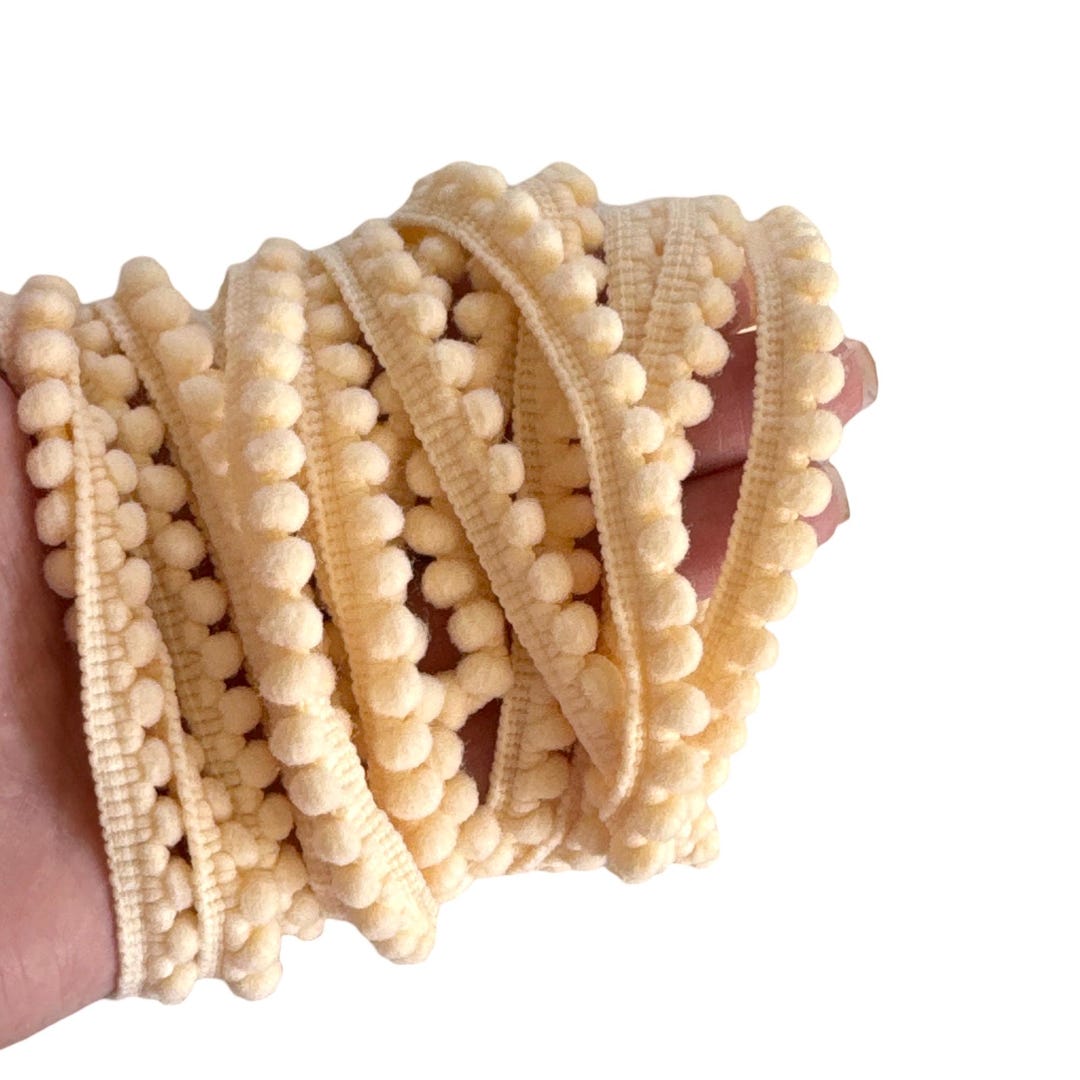 Cream Pom Poms Party Hat Trim - Etsy