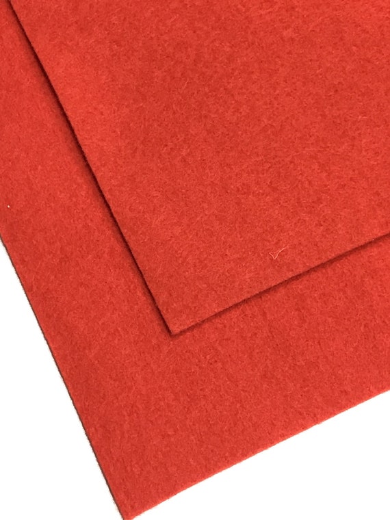 Red Felt Paper Texture