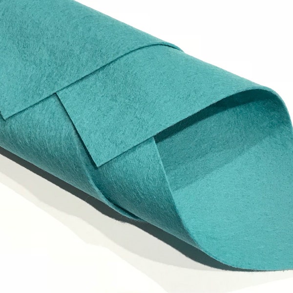 Teal Felt - Etsy