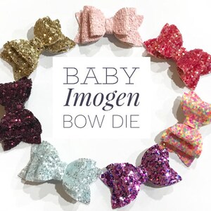 1.75 Baby Imogen Bow Die Steel Rule Maxi Hair Bow Die Cuts 3 Bows at a ...