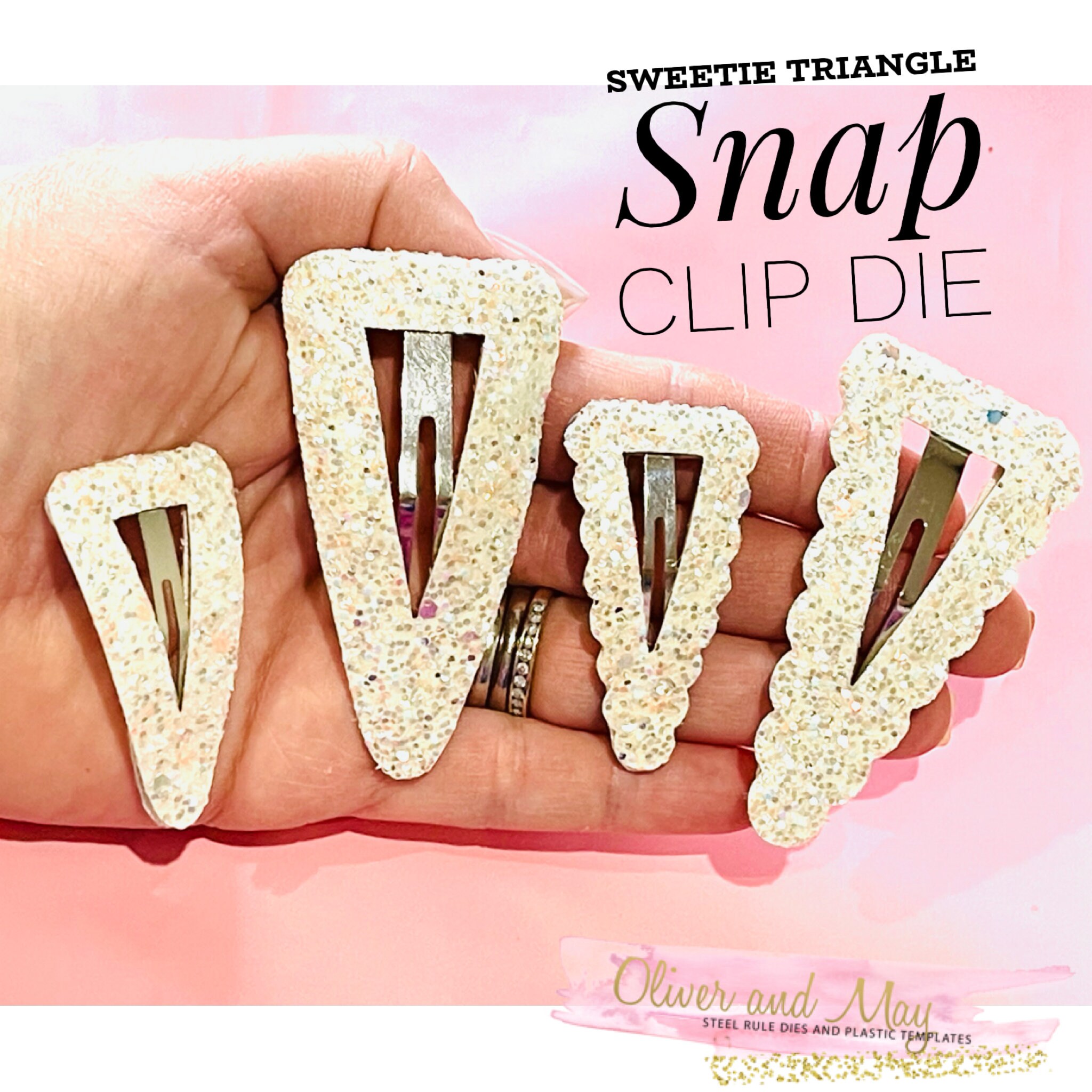 Triangle Snap Clips in a Choice of 2 Sizes 5cm or 7cm - Etsy