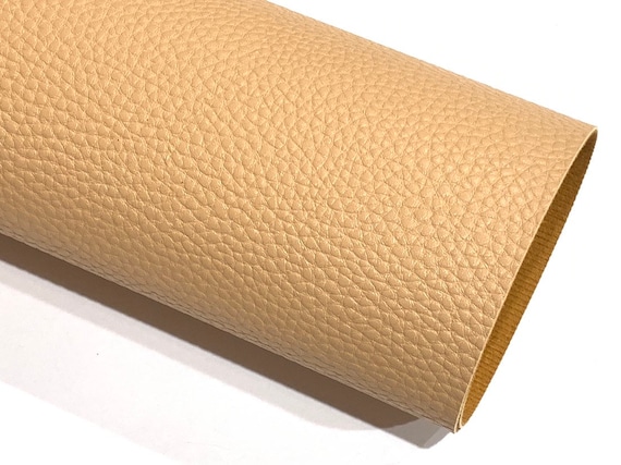 Pale Tan Textured Leatherette A4 Sheet 1.0mm Litchi Print Leatherette ...