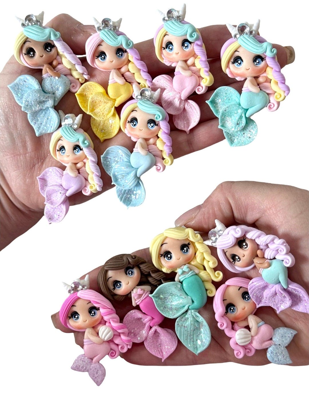 Mint Mermaid Clay Embellishment Gorgeous Maker - Etsy