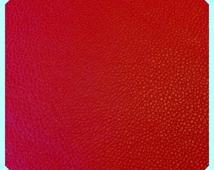 Red Leatherette Sheet Thin 0.7mm A4 8X11 or A6 Size Red Faux Leather ...
