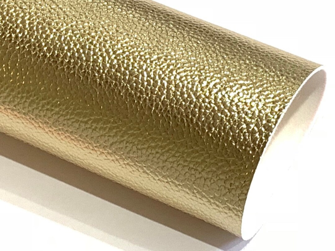 Pale Gold Metallic Leatherette 1.2mm Faux Leather Sheet A4 - Etsy