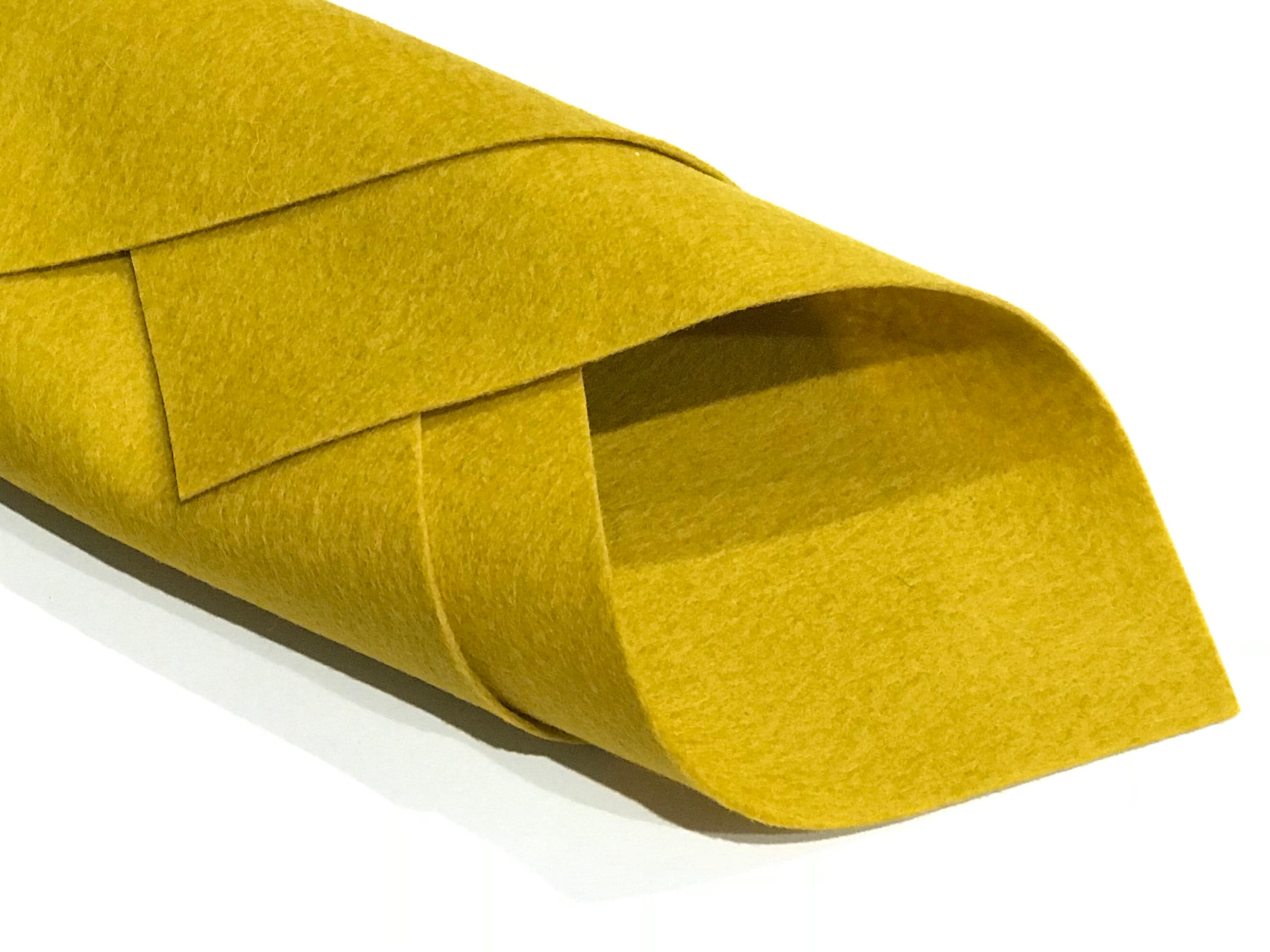 1mm Mustard Yellow Merino Wool Felt A4 Sheet - No. 12- Pure Wool Felt ...