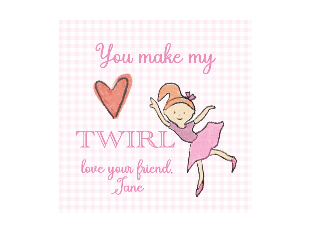 Ballet Valentine / Ballerina Valentine / Ballet Valentines / Ballerina ...