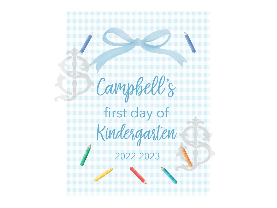 Printable / First Day of School Sign / Last Day of School Sign ...