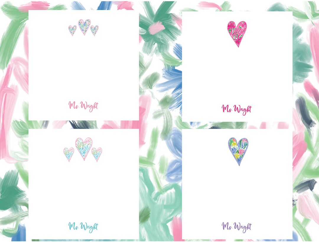 Valentine's Day Notepad / Valentine's Day Teacher Gifts / Teacher Gift ...