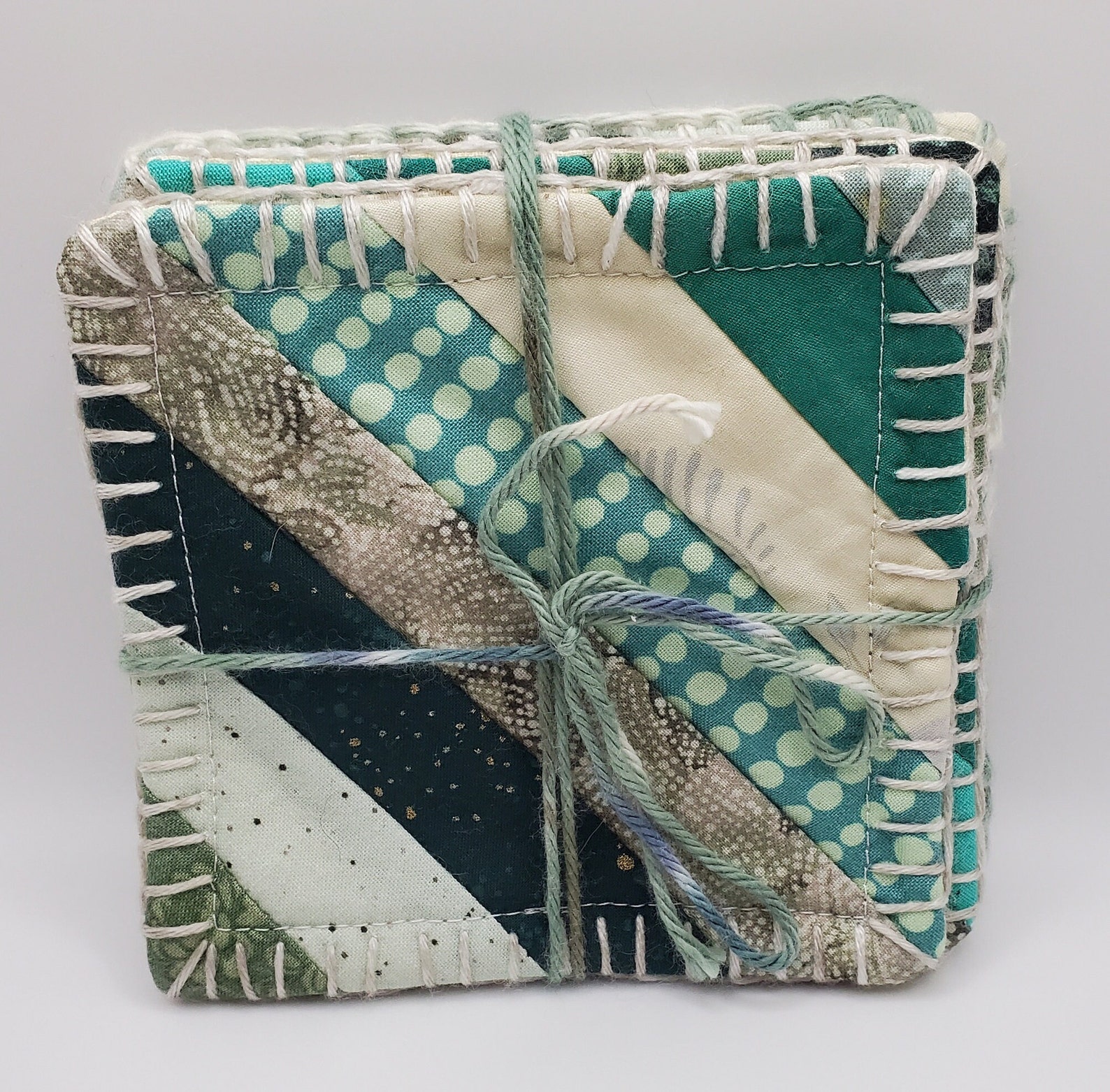 Quilted Coaster - Set of 4 - Etsy