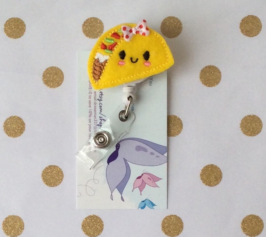 Taco Reel Badge-taco Reel-taco Badge-taco Tuesday Gift -cafeteria ...