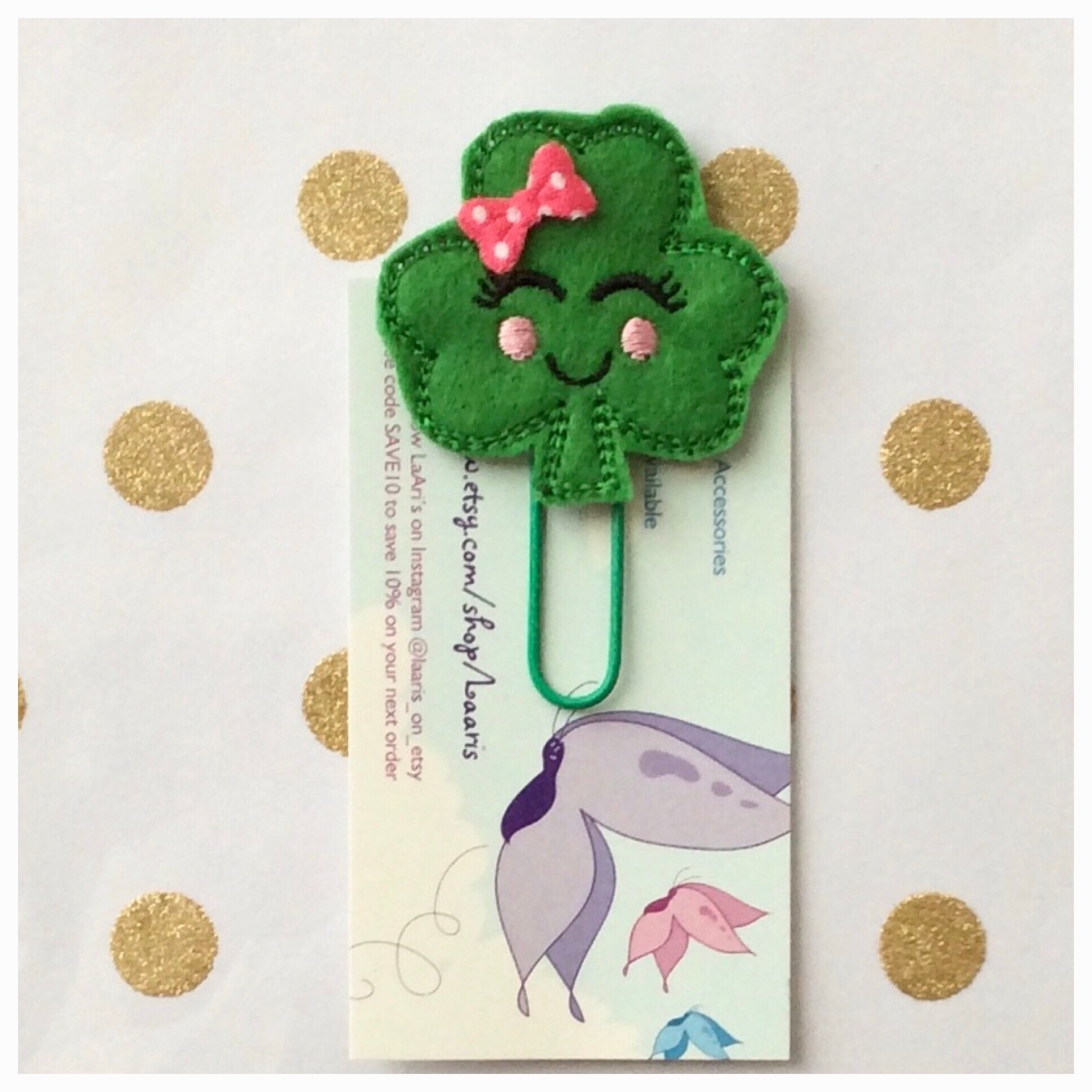 St Patrick’s Day Paper Clip-st Patrick’s Day Planner Clip-planner ...