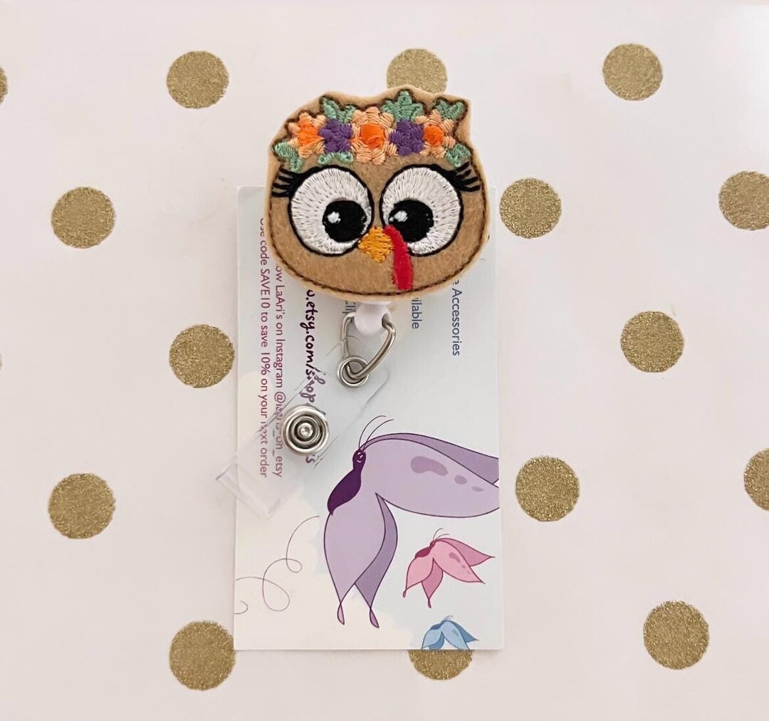 Turkey Badge Reel- Turkey Reel -turkey Badge- Thanksgiving Badge Reel ...