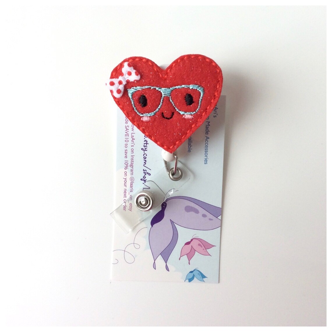 Valentines Badge Reel Valentines Day Badge Reel Heart Badge | Etsy