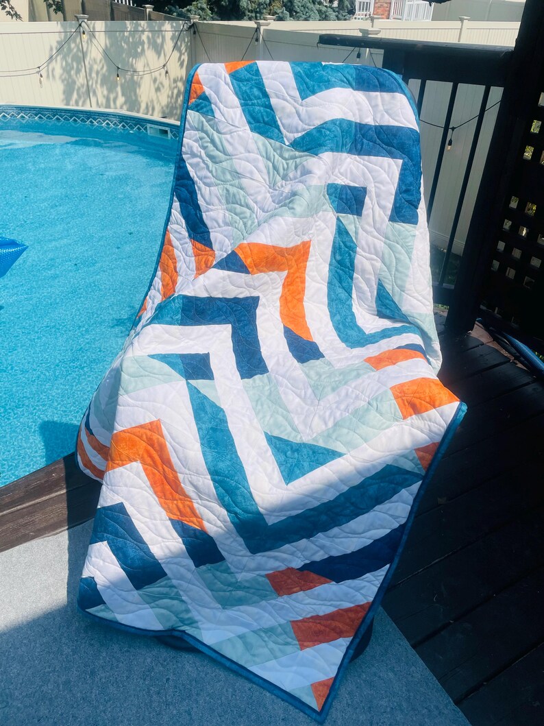 Pyramid Peaks Quilt Pattern - Lap Size 48" X 60" - Etsy