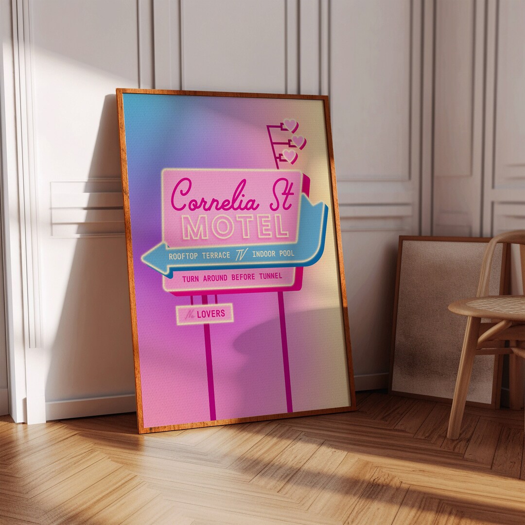 Taylor Swift Inspired Cornelia St Motel Print ~ Printable Wall Art ...