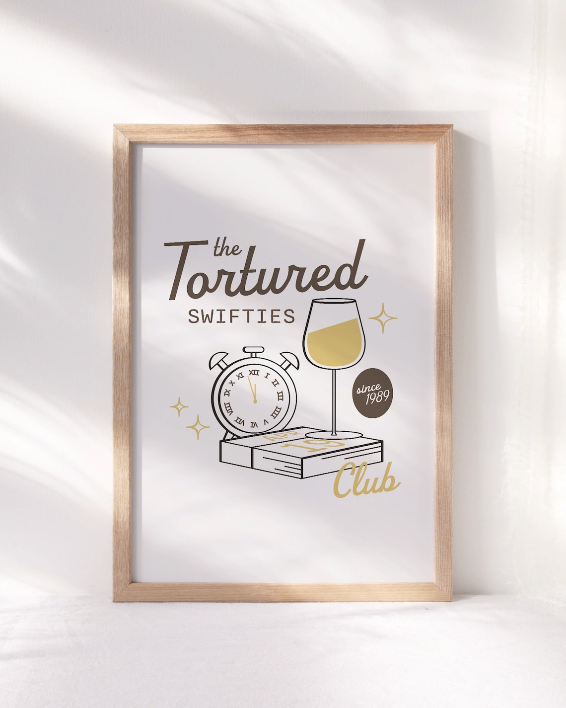 Taylor Swift Tortured Swifties Club Printable Wall Art Tortured Poets ...