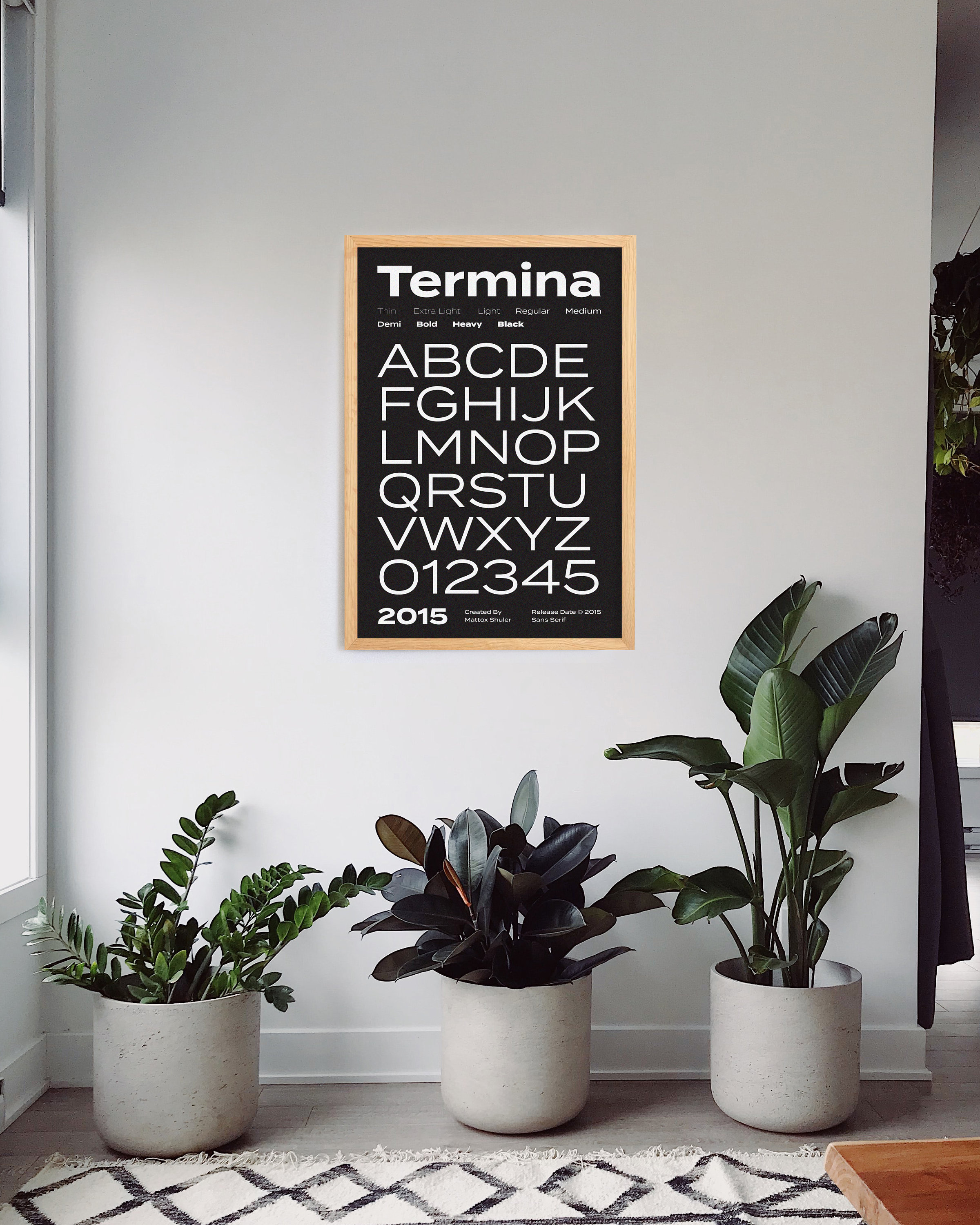 Termina Font Typography Print ~ Printable Wall Art ~ Typography Decor ...