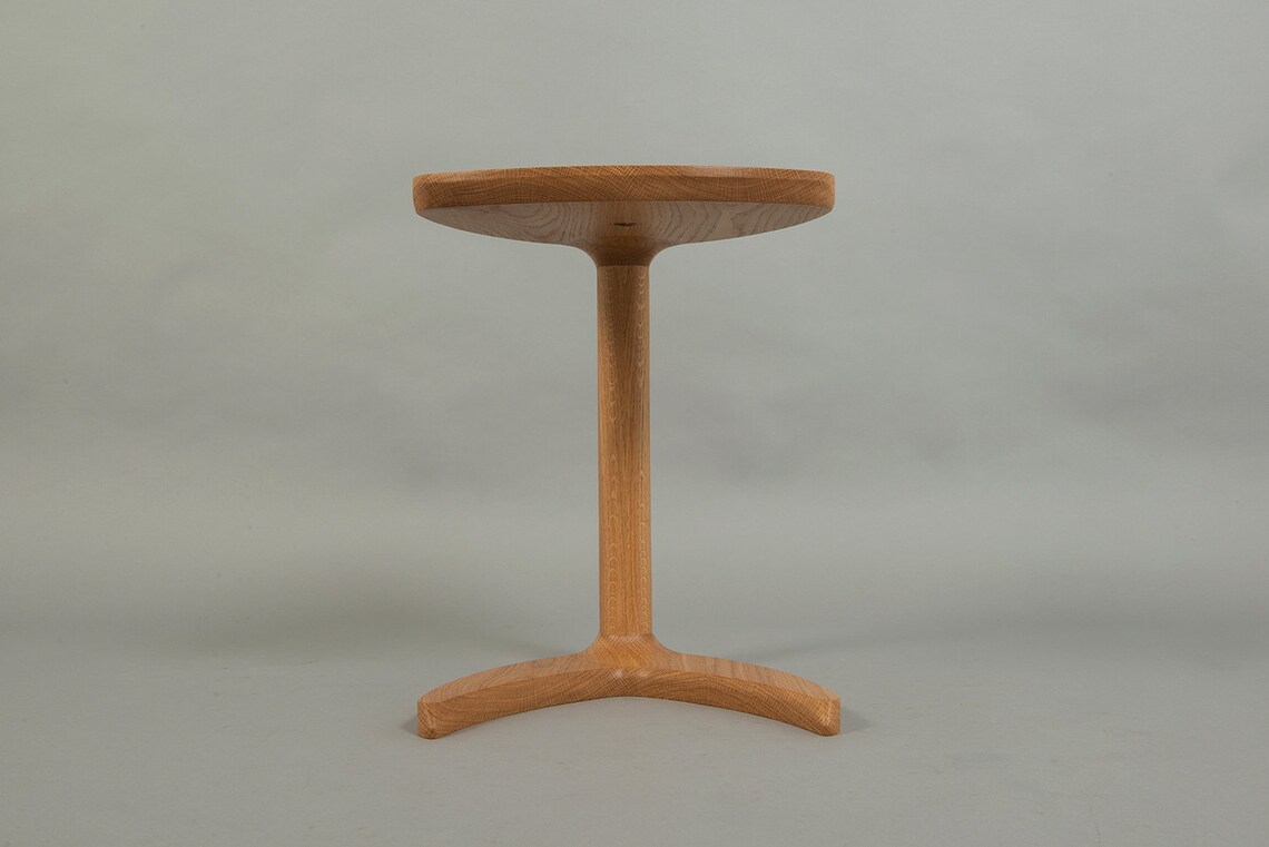 Fleure Side Table, Sculptural Delight, Carved and Shaped by Hand - Etsy