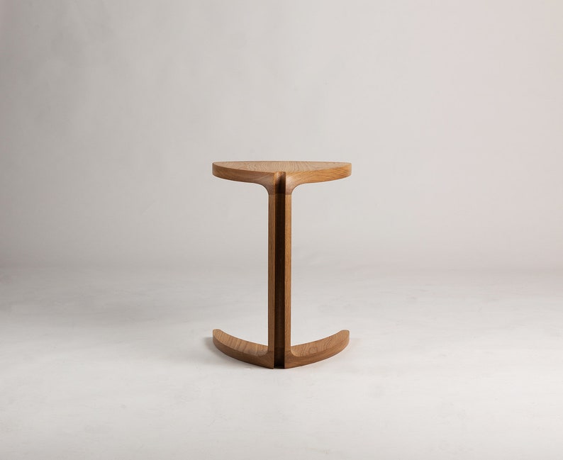 Fleure Side Table, Sculptural Delight, Carved and Shaped by Hand - Etsy