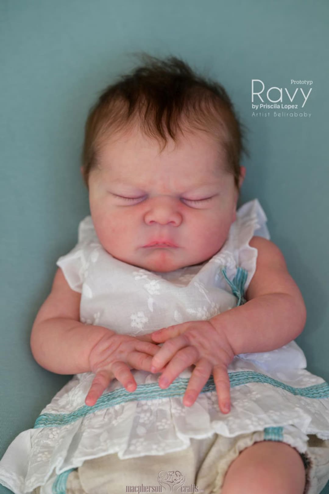 Reborn Baby RAVY by Priscila Lopez 21.5 Inches With Full Limbs & Body ...