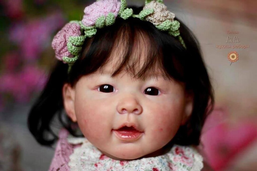 Reborn Baby MEI LING by Jackie Joly, 23 Inch Asian Toddler With Full ...