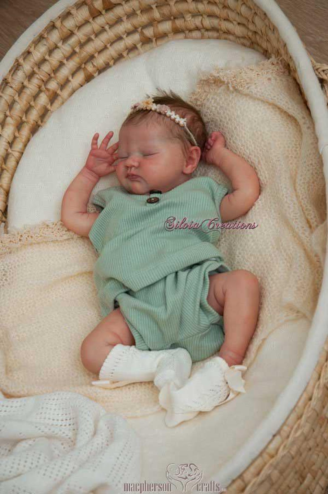 Reborn Baby QUINLYN by Jackie Joly, 18 Inches With Full Limbs, Girl or ...