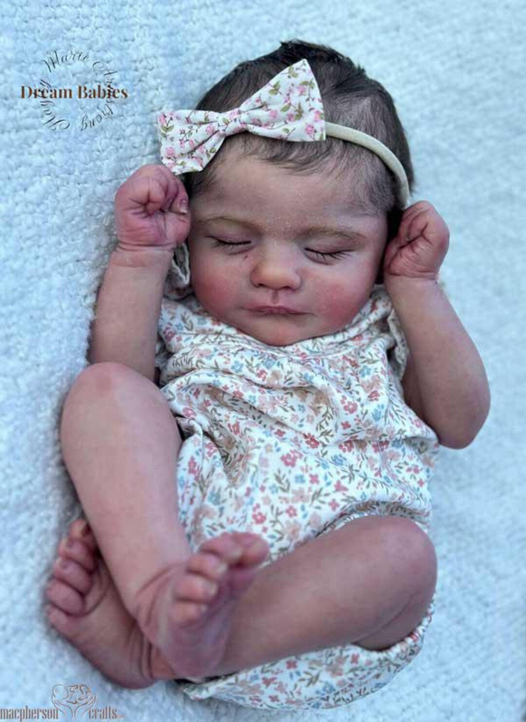 Reborn Baby Laurie by Cassie Ann Love, 19 Inches With Full Limbs, Girl ...