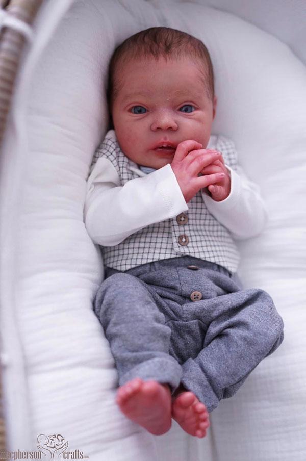 Reborn Baby MAYVEN by Jackie Joly, 19 Inches With Full Arms and Legs ...