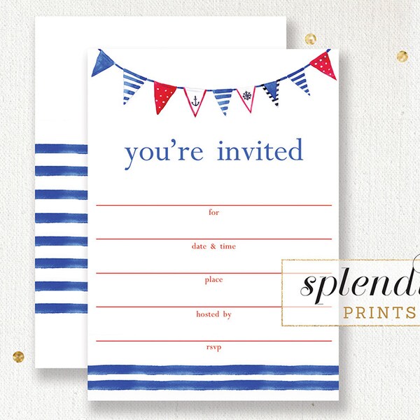 Fill in Invitations - Etsy