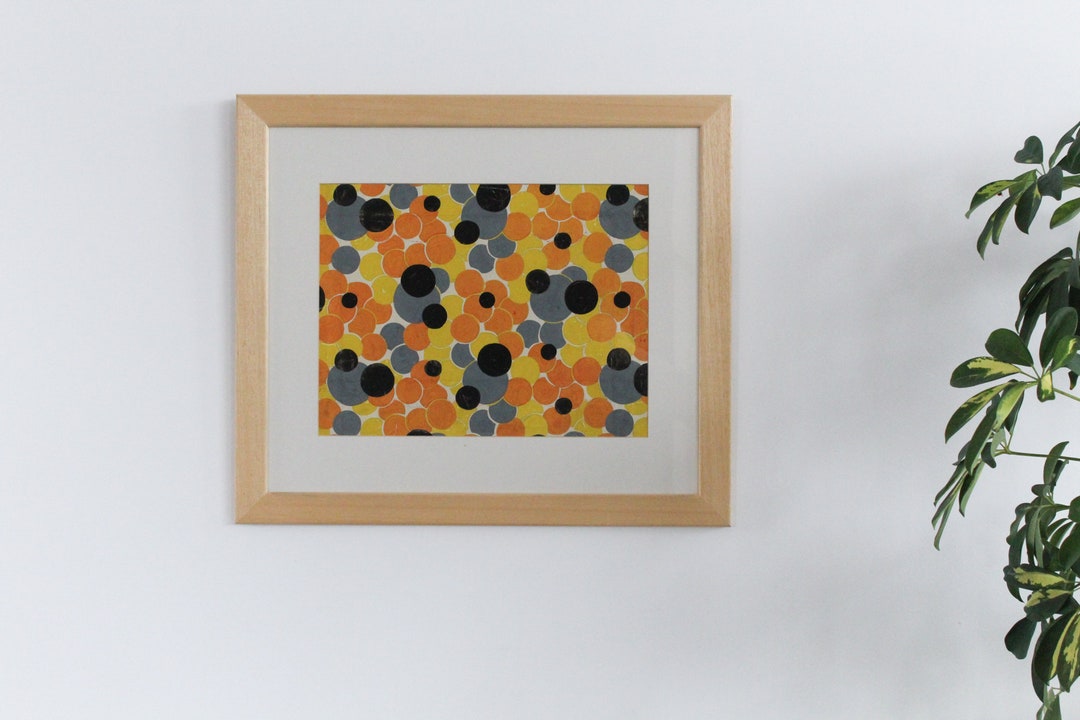 Vintage Original Abstract Painting - Etsy