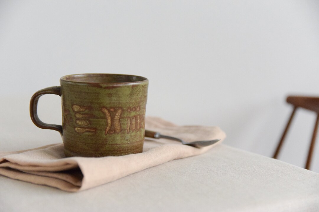 Vintage Single Studio Pottery Mug by Waterside Pottery - Etsy