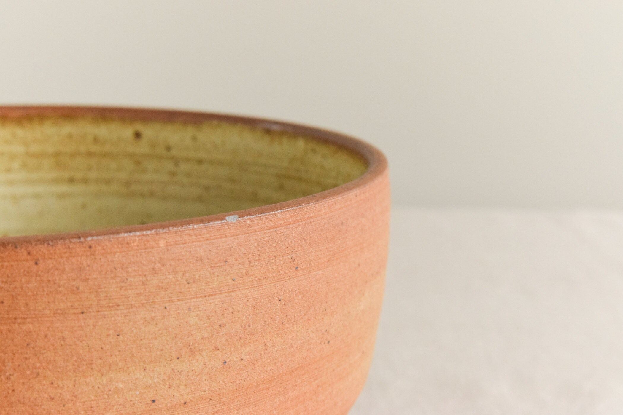 Vintage Rustic Ceramic Studio Pottery Serving Bowl | Etsy